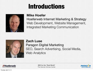 SEO for the Real World | PPT