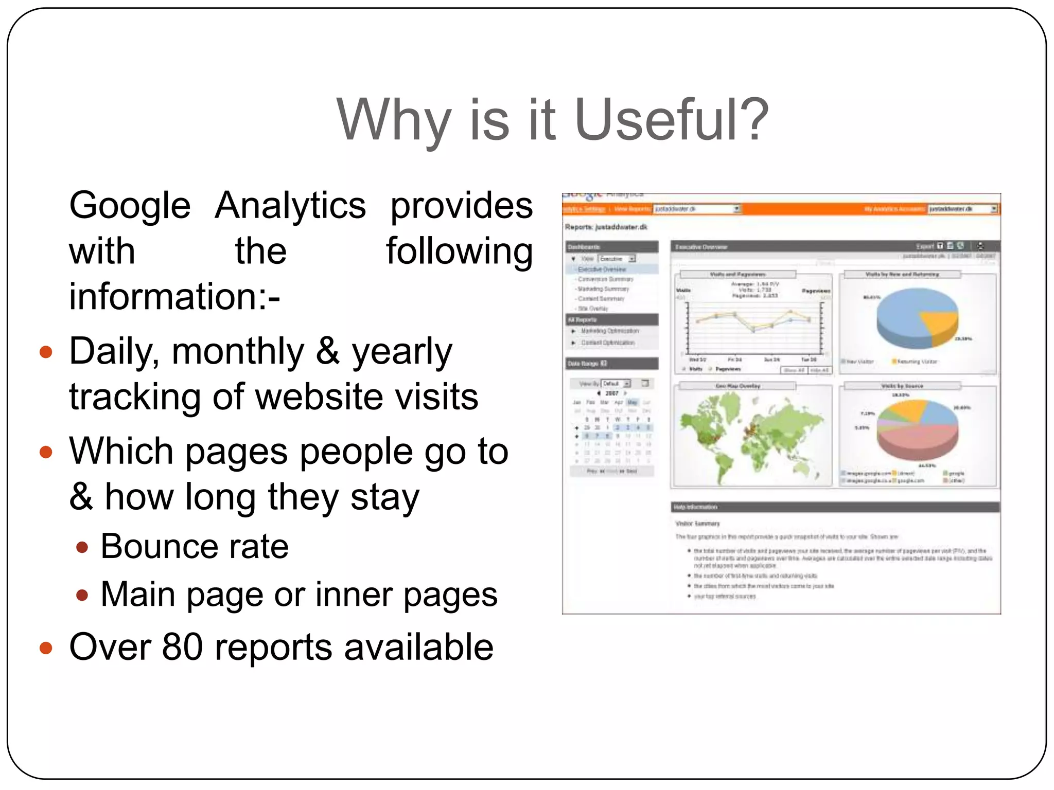 Overview of Google Analytics - TBS | PPT