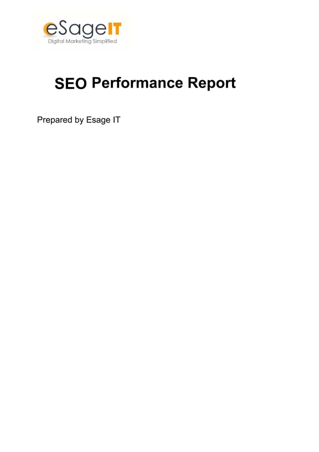 SEO Performance Report | PDF