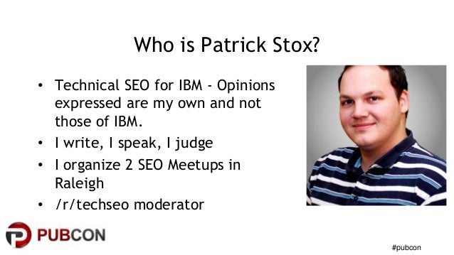 SEO & Web Performance Metrics - Pubcon FL 2019 - Patrick Stox