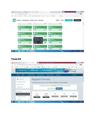 SEO (Search engine optimization) exercise | DOCX