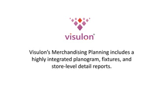 Visulon's Merchandising Planning Software | PPT