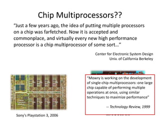 Optimizing shared caches in chip multiprocessors | PPT