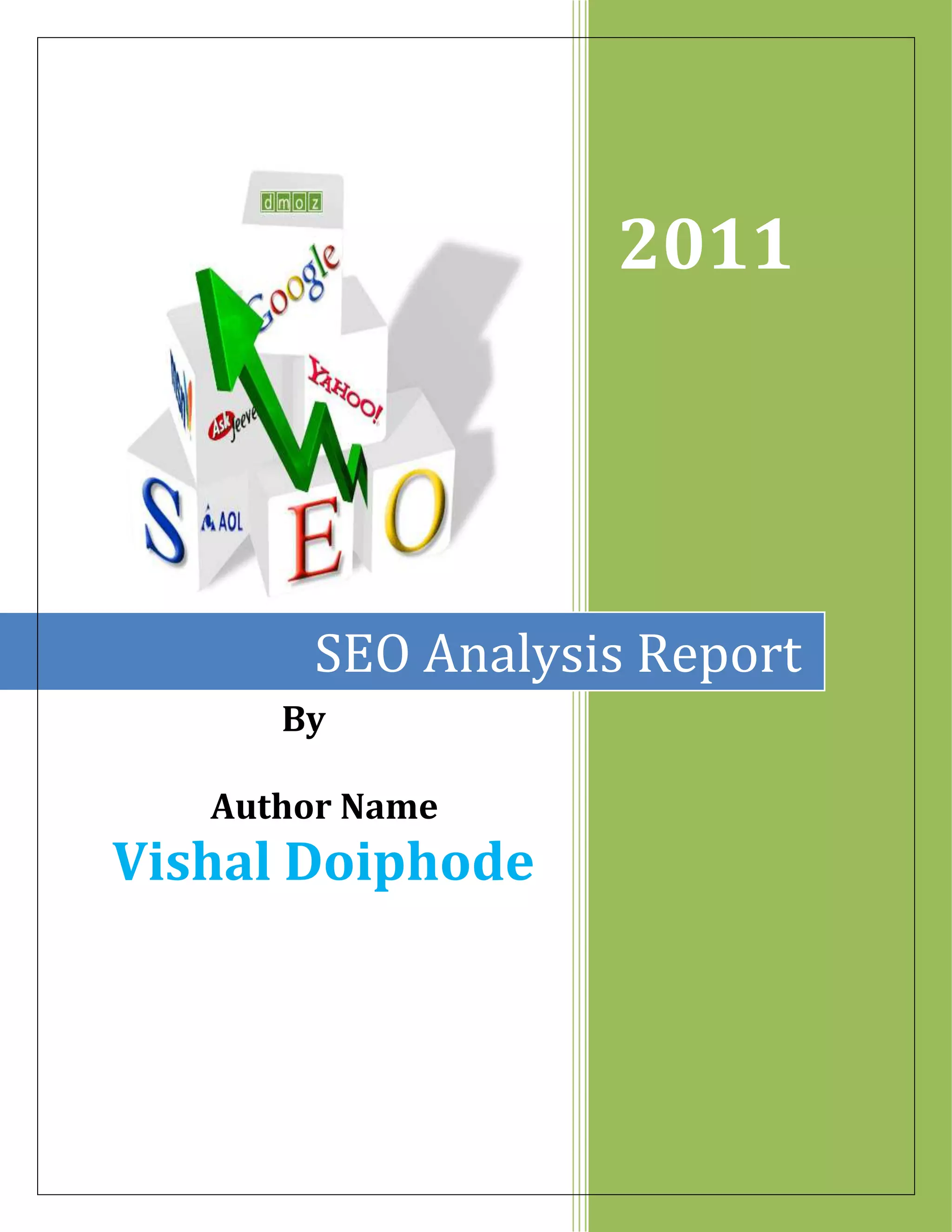 Seo analysis report template (1) | PDF