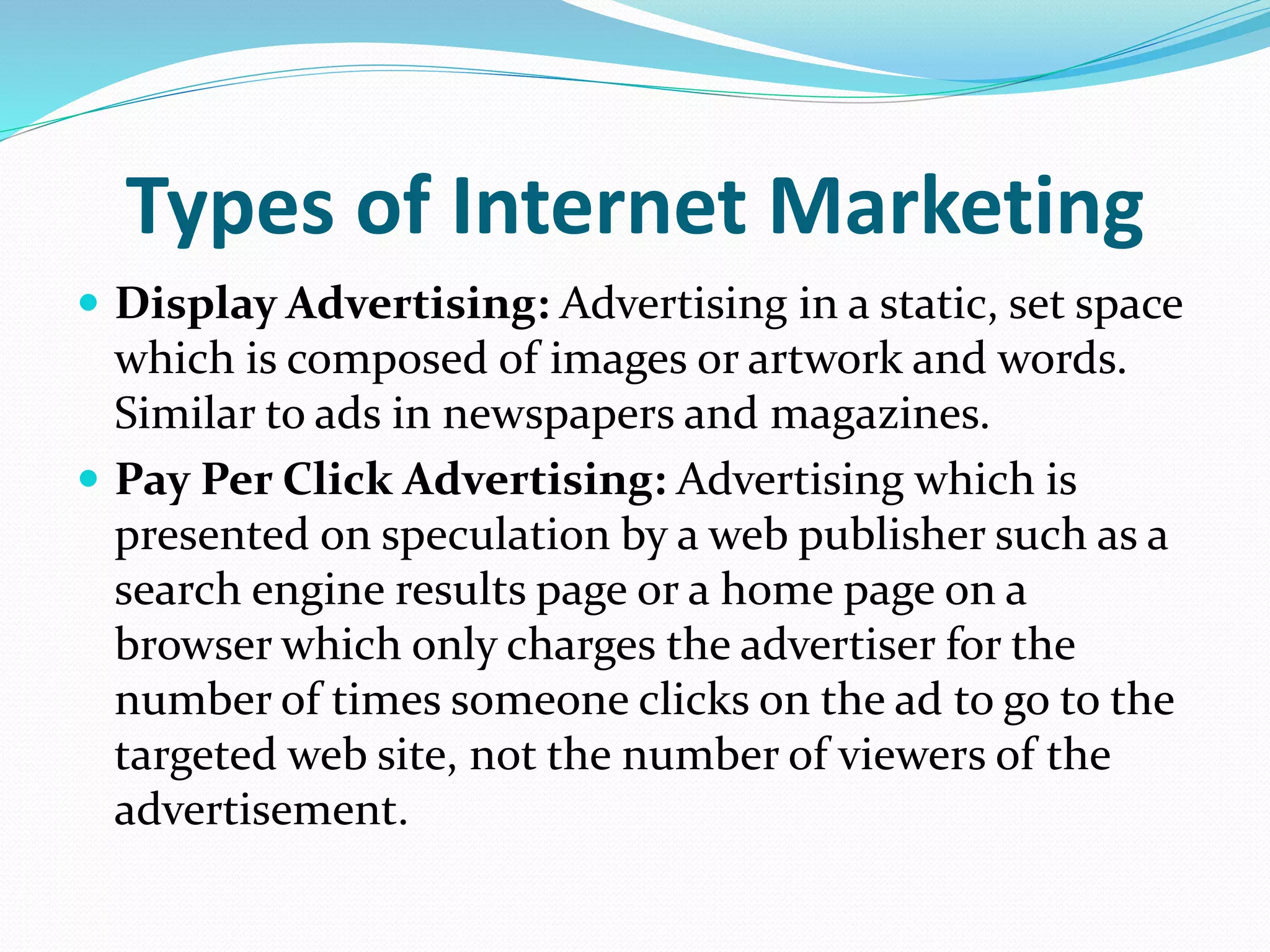 introduction to internet marketing | PPTX