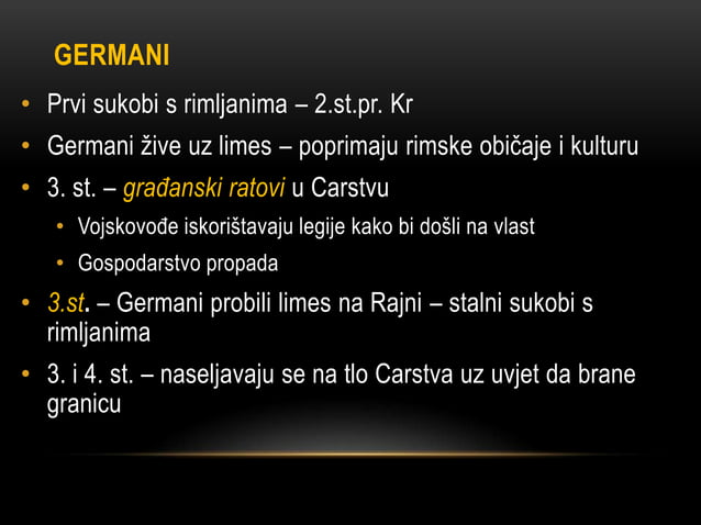 Seoba naroda – kraj antike | PPTX