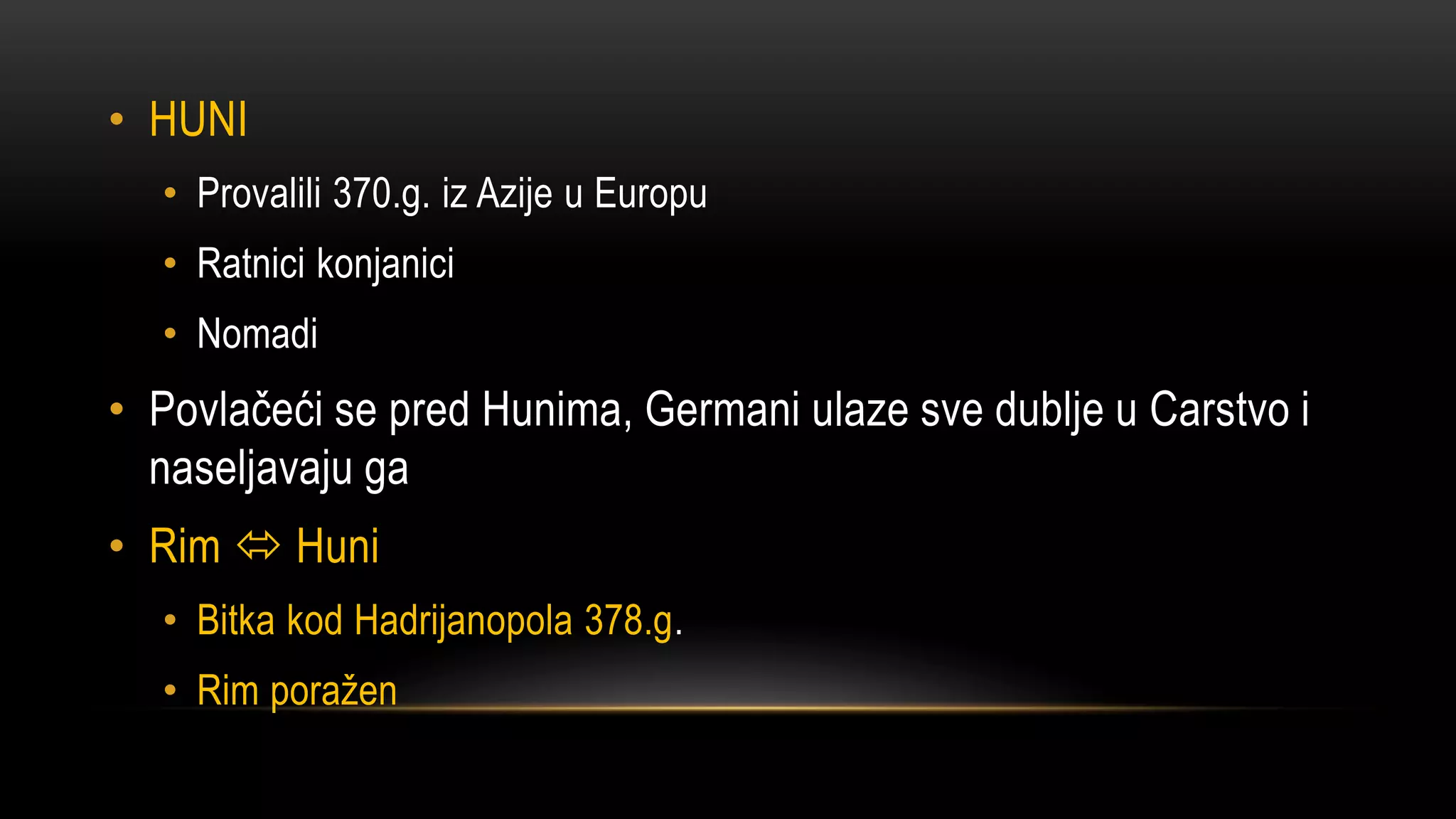 Seoba naroda – kraj antike | PPTX