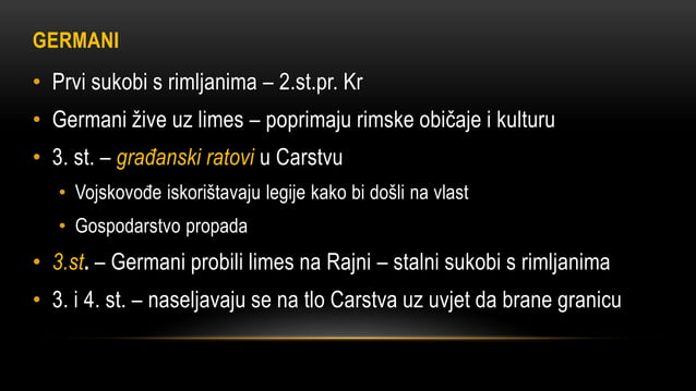 Seoba naroda – kraj antike | PPTX