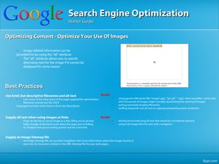 Search Engine Optimization Starter Guide | PPT | Internet for Beginners ...