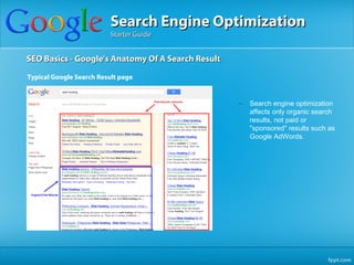 Search Engine Optimization Starter Guide | PPT | Internet for Beginners ...