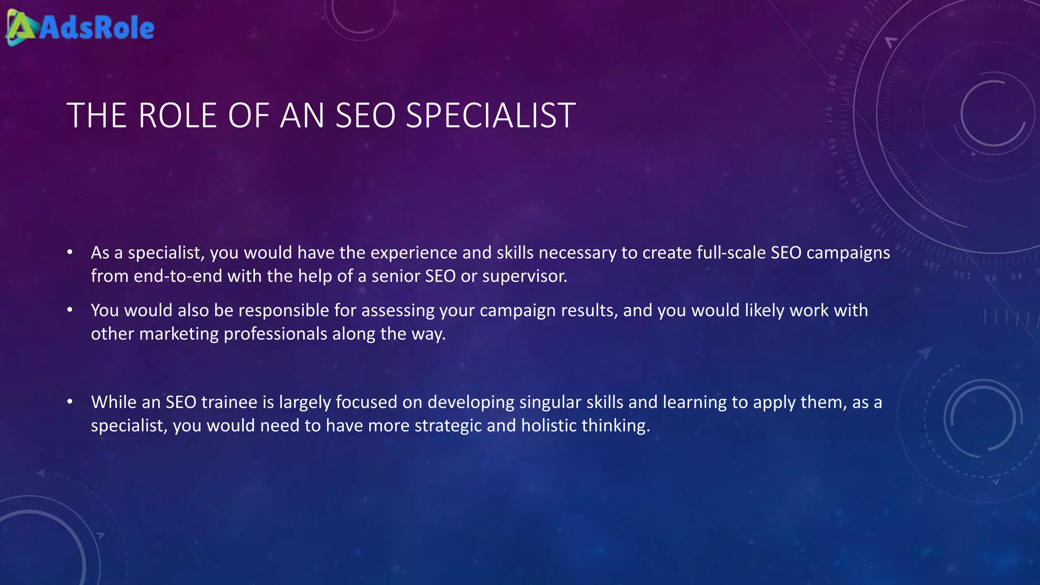 SEO Career Path | PPT