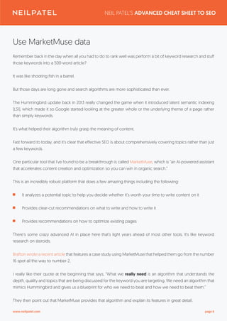 Seo cheat sheet | PDF