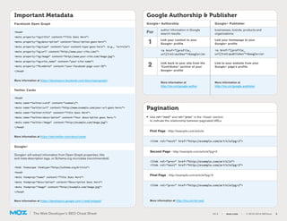 Seo cheat sheet_2-2013 | PPT