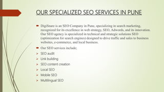 SEO Company in Pune | PPTX | Search | Internet