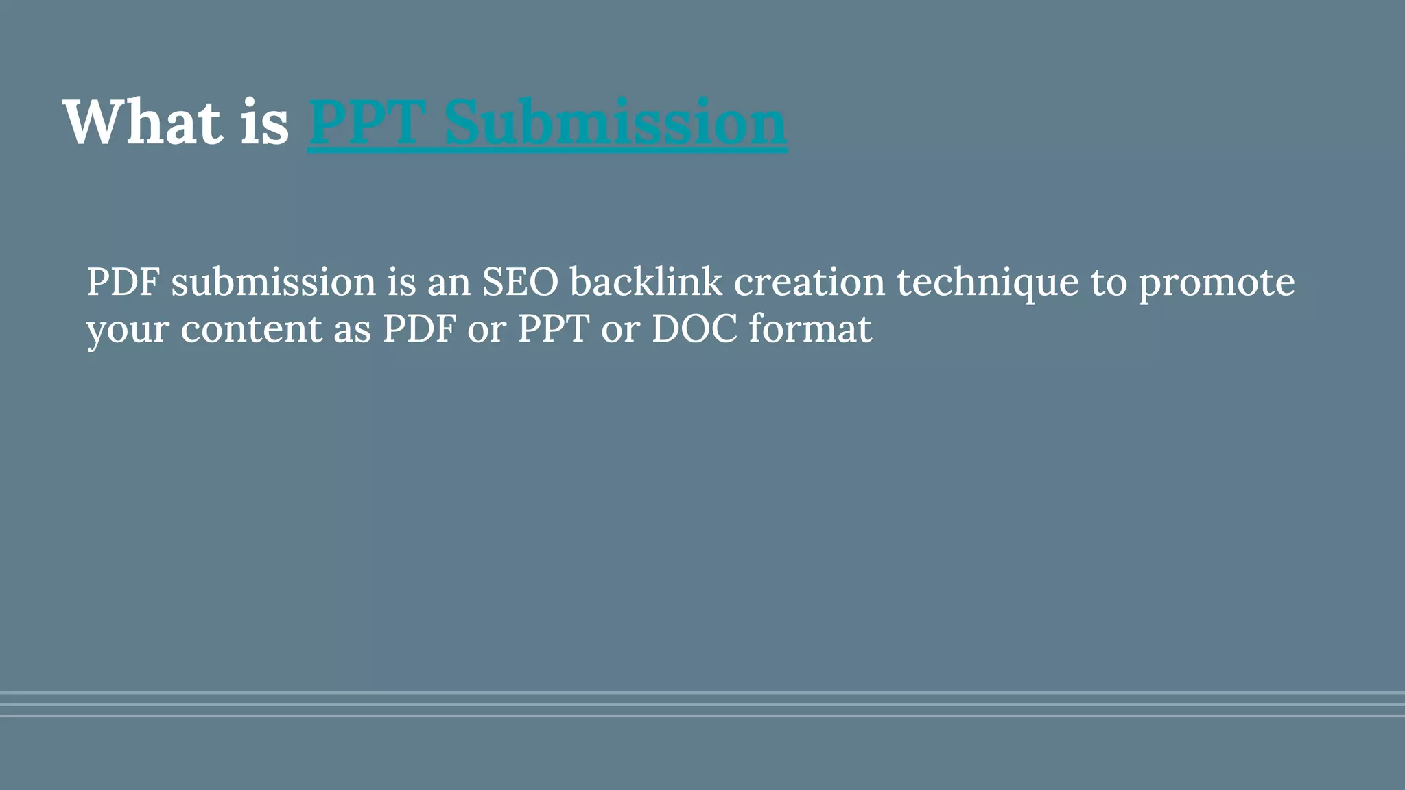 PPT SUBMISSION | PDF | Computer Software and Applications | Computing