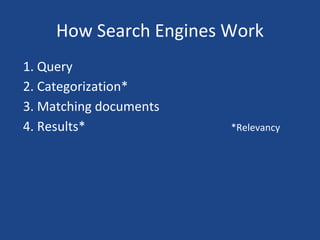 Search Engine Optimisation for Developers | PPT