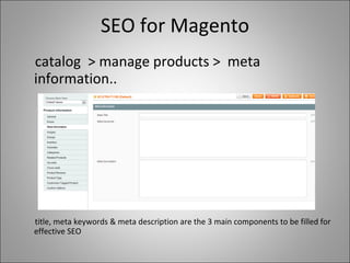 SEO for e-commerce | PPT