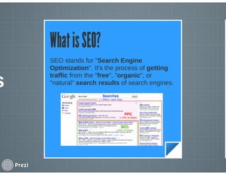 The very basics of SEO explained in 13 slides | PPT