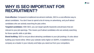 SEO for recruitment | PDF