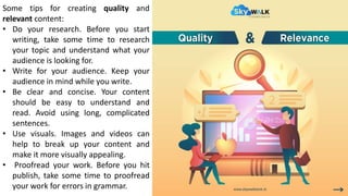 Seo Friendly Content Pptx