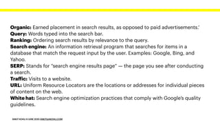 Seo glossary Seo 101 | PPT