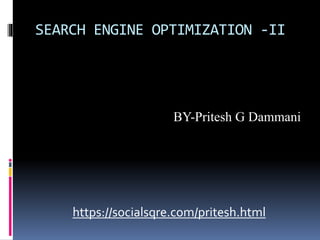 Seo Implementation Steps | PPTX | Search | Internet