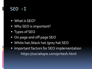 Seo Implementation Steps | PPT
