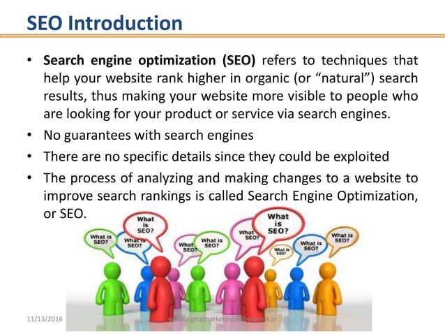 Seo introduction | PPT