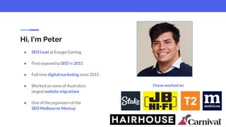 SEO Levers - Small Tweaks That Lead To Big Ranking Wins Across Any ...