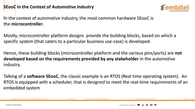 SEooC ISO 26262 | What is Safety Element Out of Context in Automotive ...