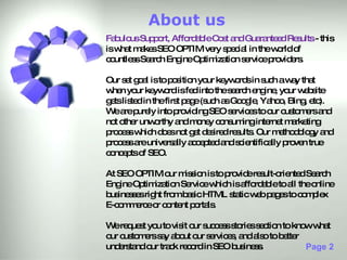 Search Engine Optimization | PPT