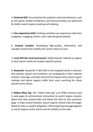 Search Engine Optimization | PDF