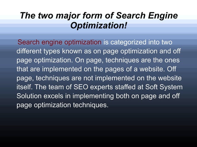 Search Engine Optimization | PPT