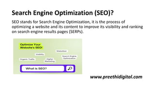 Search Engine Optimization and it's types | PPT