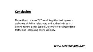 Search Engine Optimization and it's types | PPT