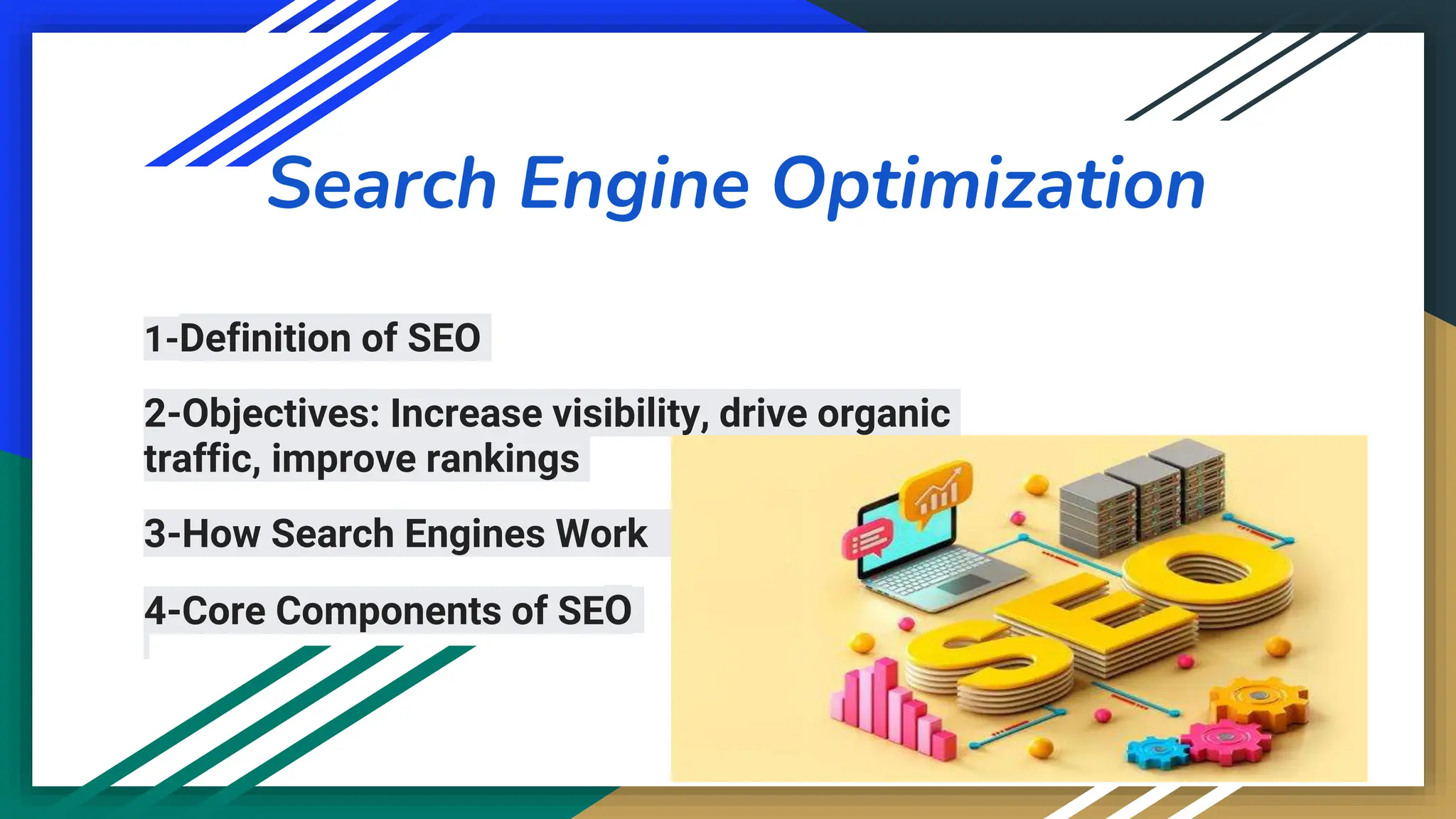 What is SEO? How search engine works and types of SEO | PPTX