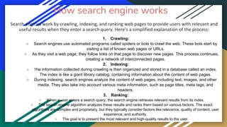 What is SEO? How search engine works and types of SEO | PPT
