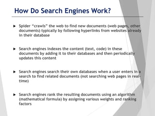 Search Engine Optimization(SEO) | PPT