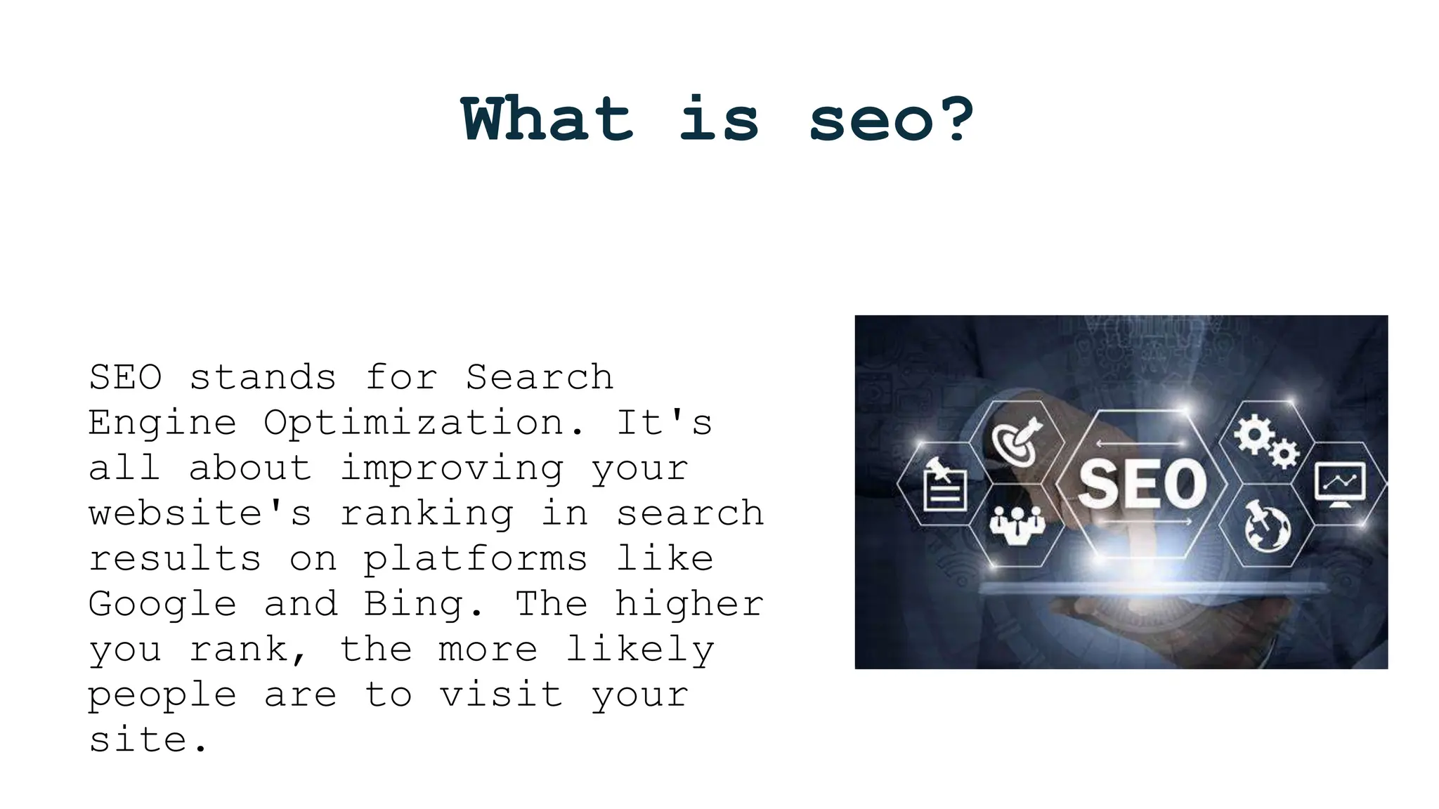 INTRODUCTION TO SEO [SEARCH ENGINE OPTIMIZATION] | PPT