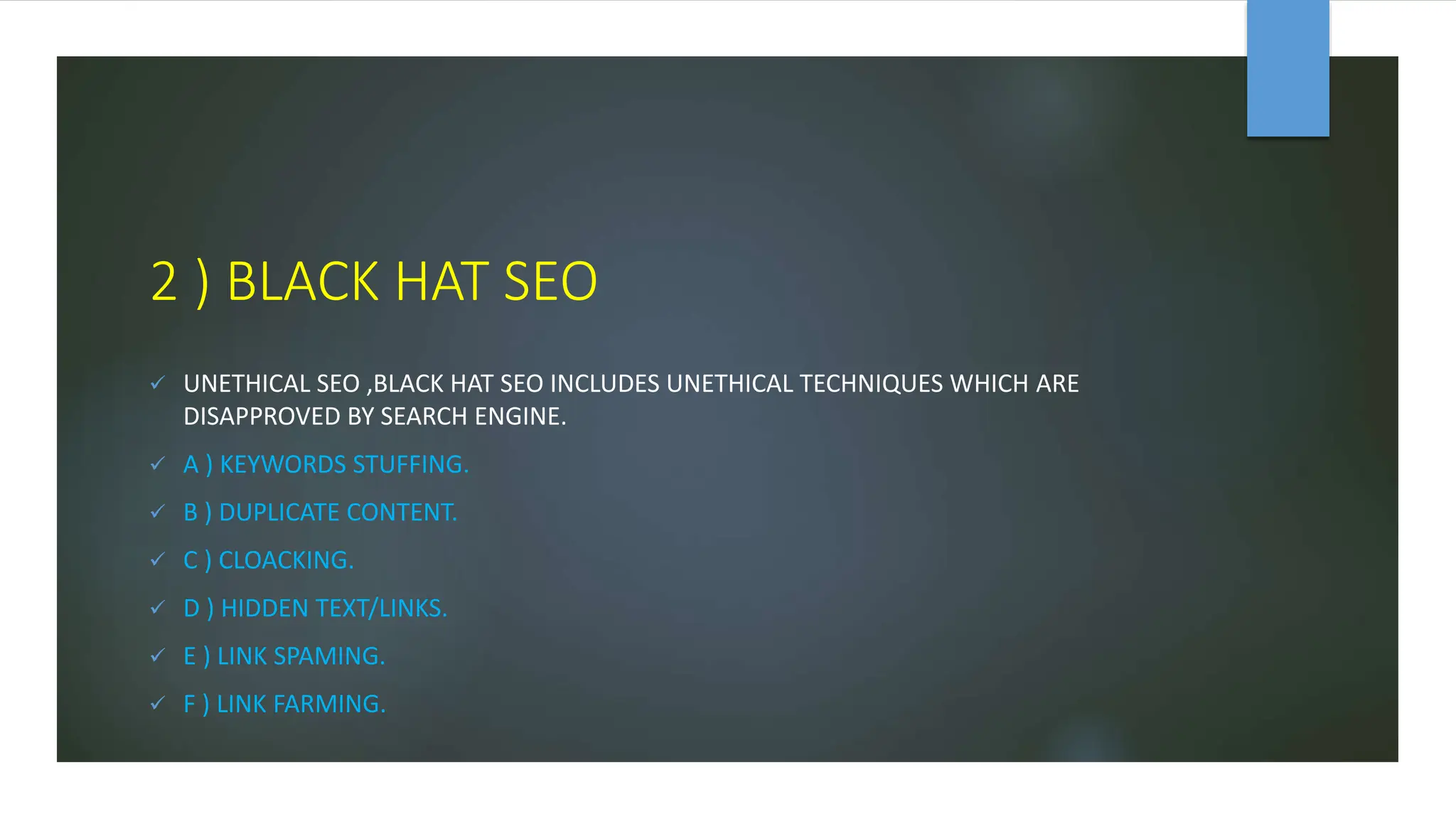 SEO PRESENTATION | PPTX