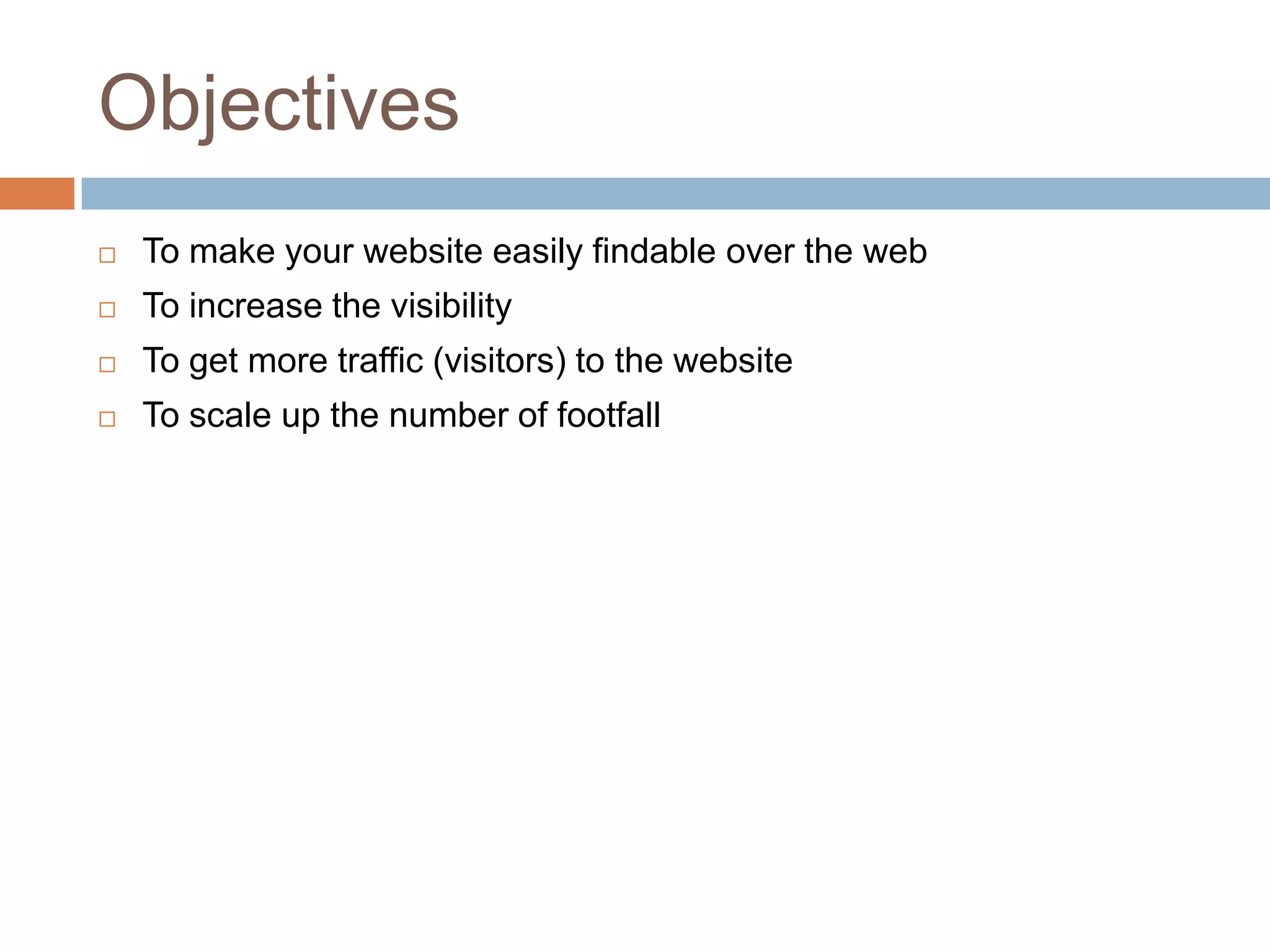 Sample SEO presentation for clients | PPTX