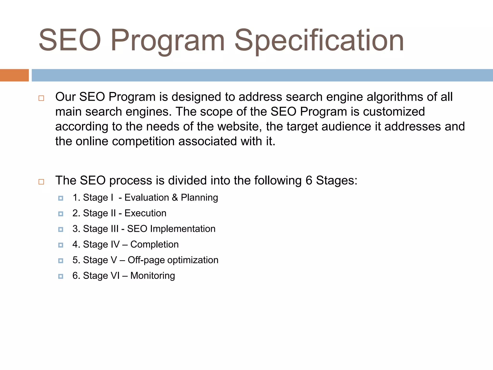 Sample SEO presentation for clients | PPTX