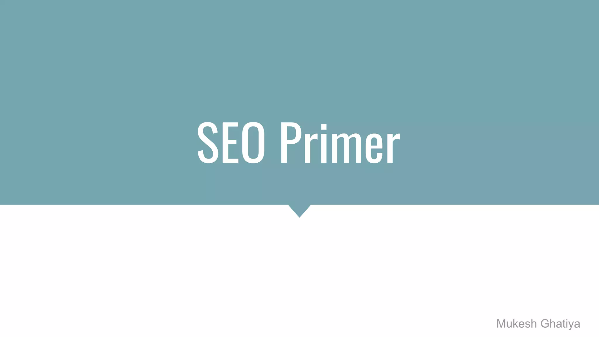 Seo Primer | PDF