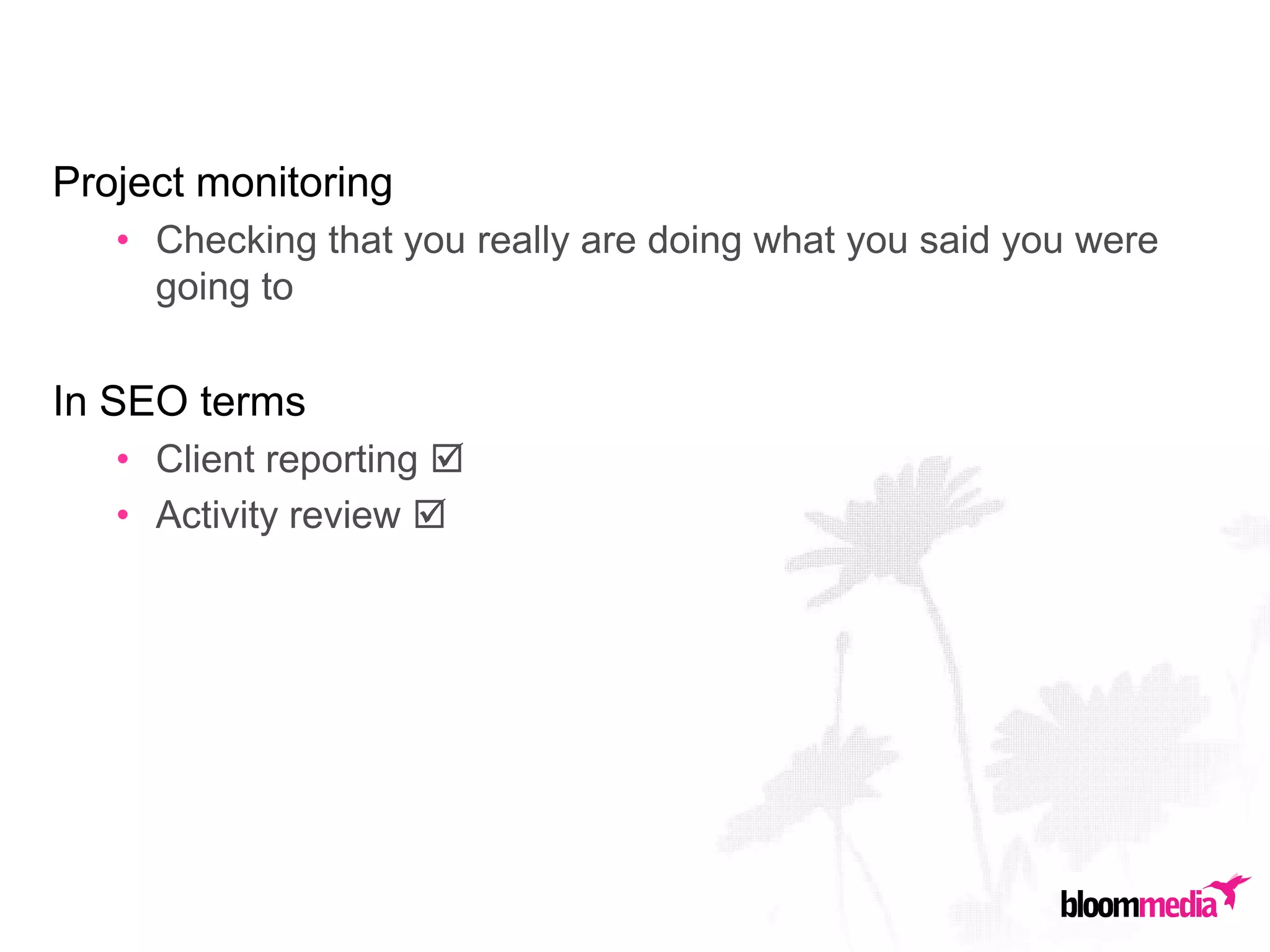 Seo Project Management | PPTX