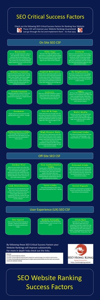 SEO Ranking Factors | PDF