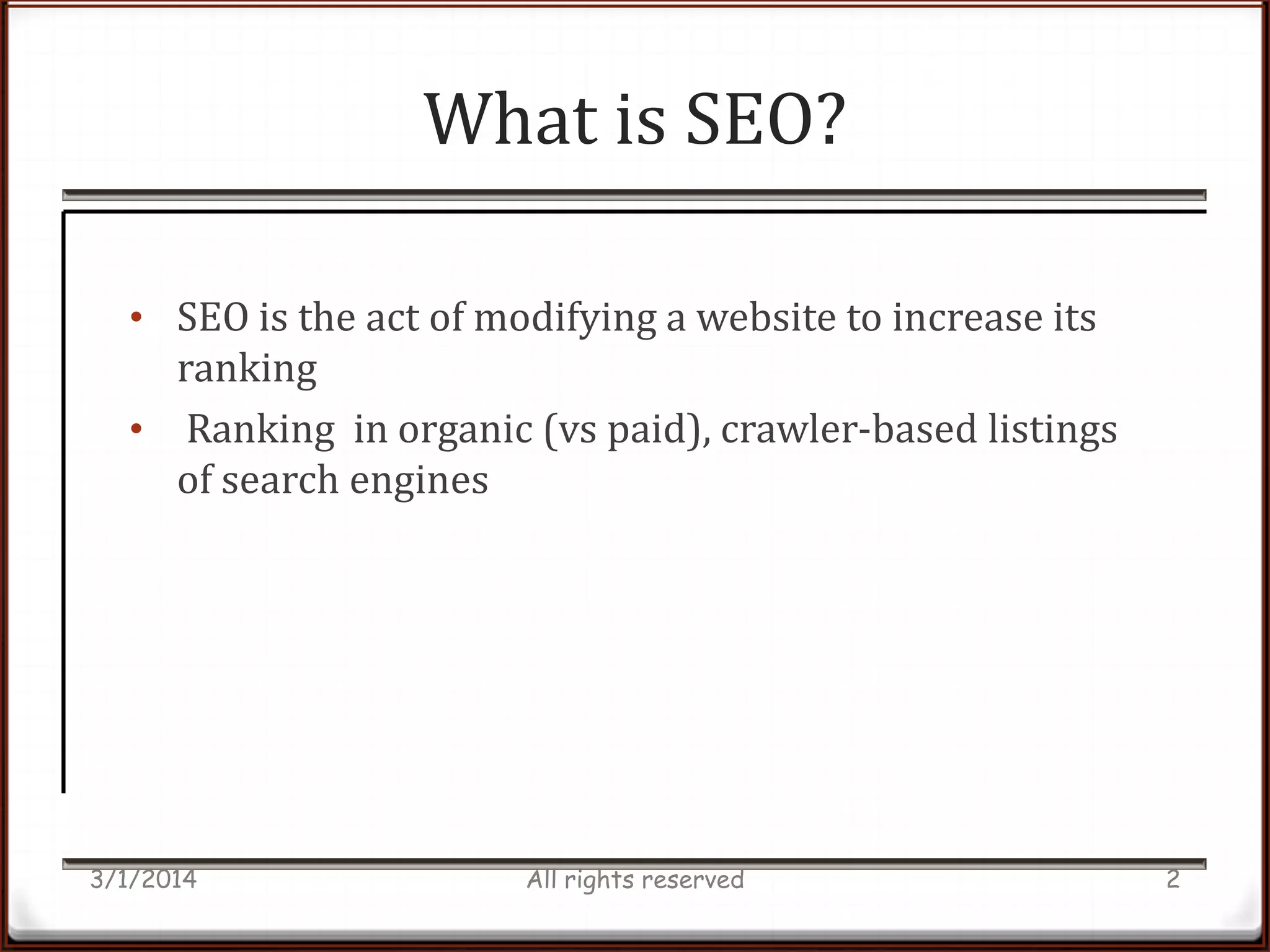 Seo (search engine optimization) | PPTX