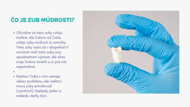 Extrakcia zuba múdrosti - Happydent Stomatológia | PPT