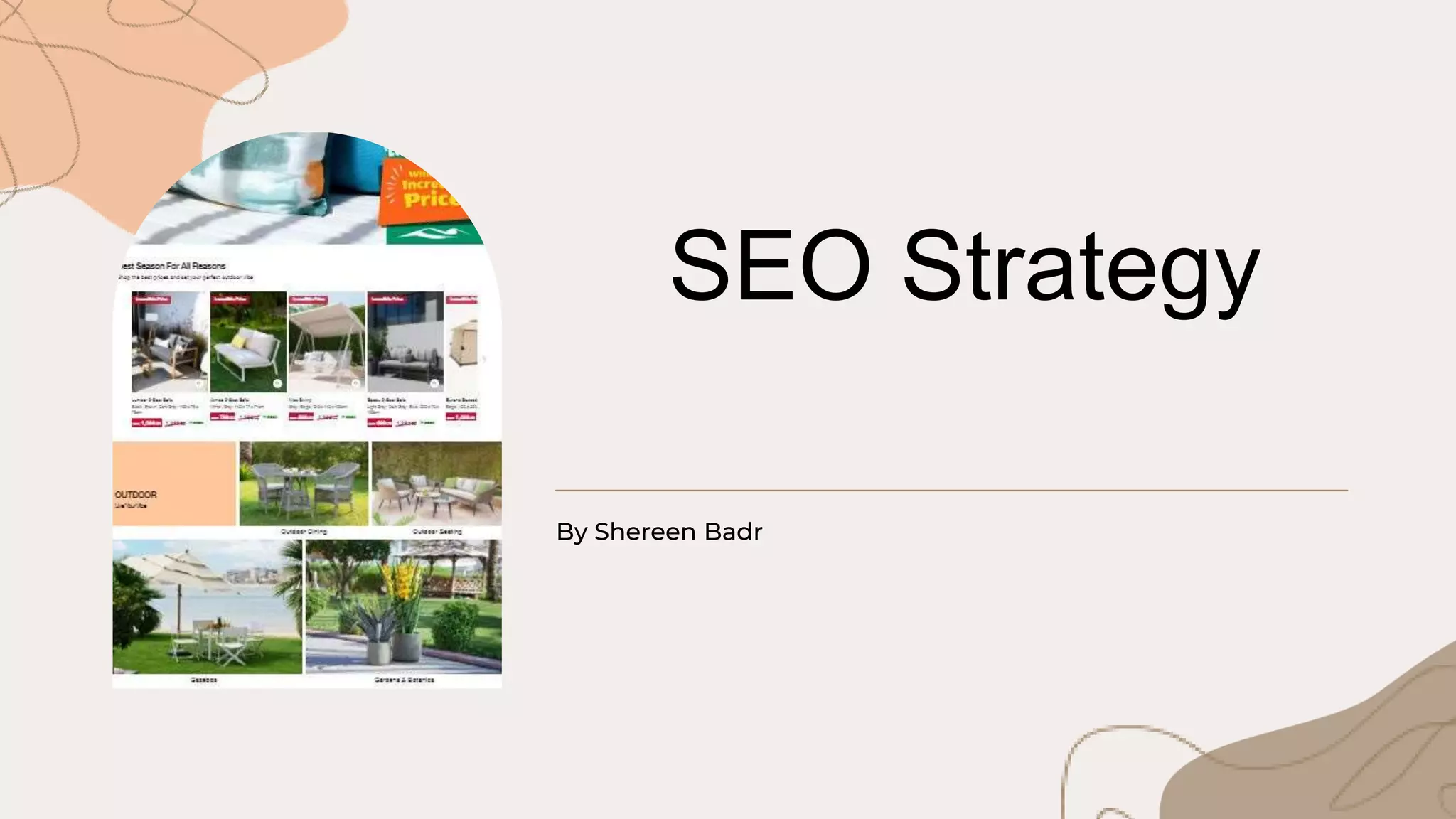 SEO Strategy Template.pptx by Shereen Badr | PPTX