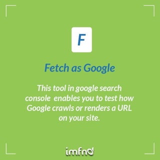 SEO Terminologies From A To Z | imfnd | PDF