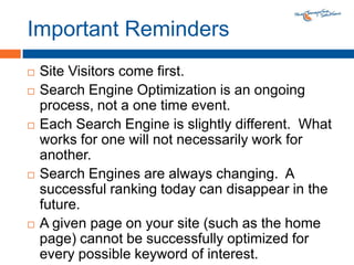 7 Quick and Easy Tips to Improve Search Engine Rankings | PPTX